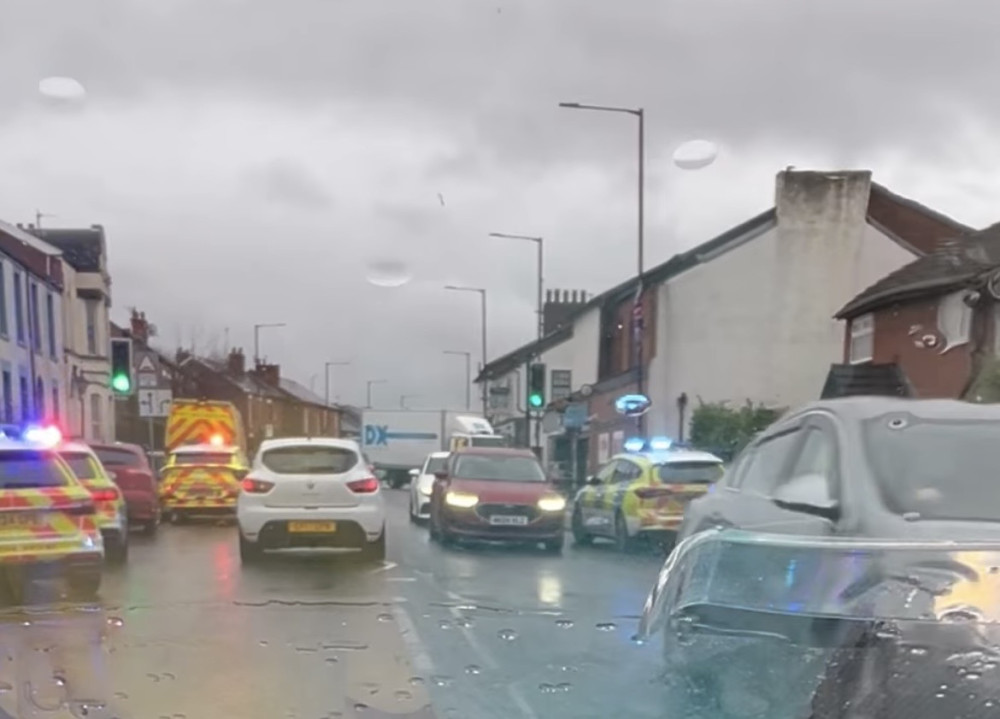 Woman in hospital after collision between car and pedestrian in ...